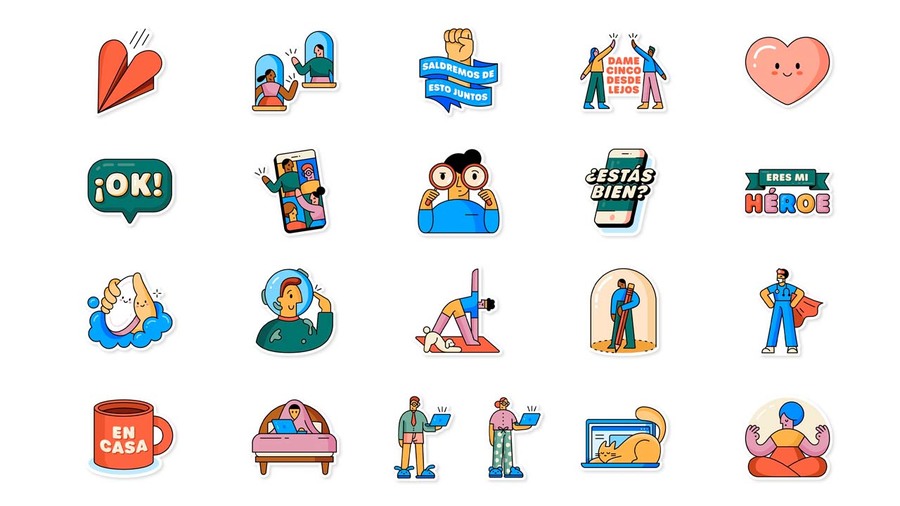 ¿Estás listo para usarlos? WhatsApp y OMS lanzan stickers "juntos en ...
