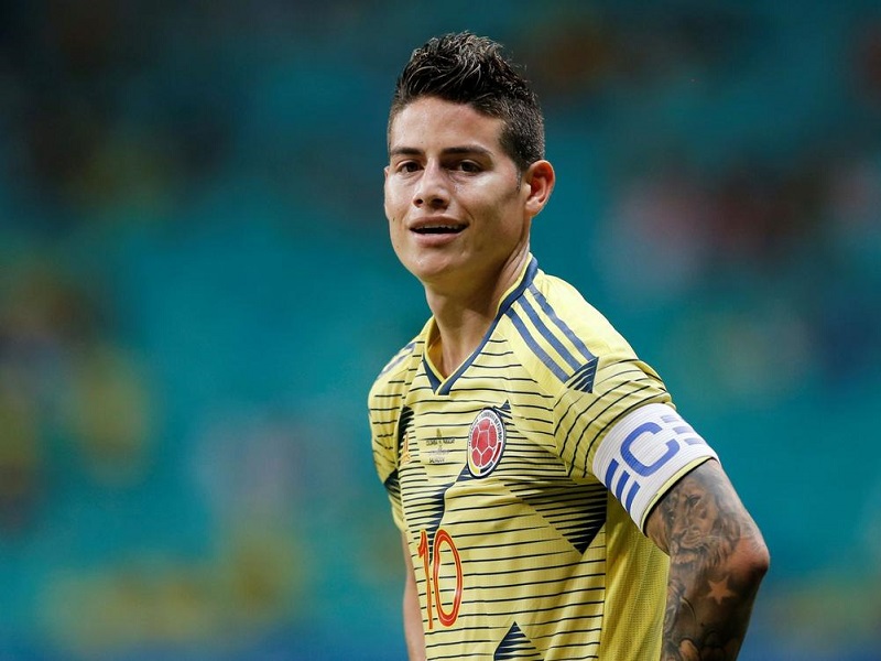 James Rodríguez se queda fuera de la Copa América