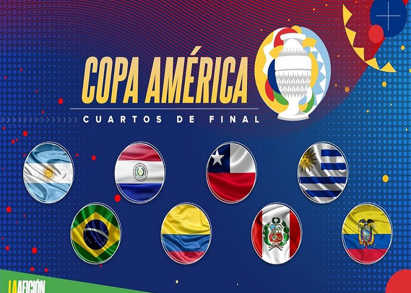 ¡Partidazos! Así quedaron las llaves de cuartos de final de la Copa América