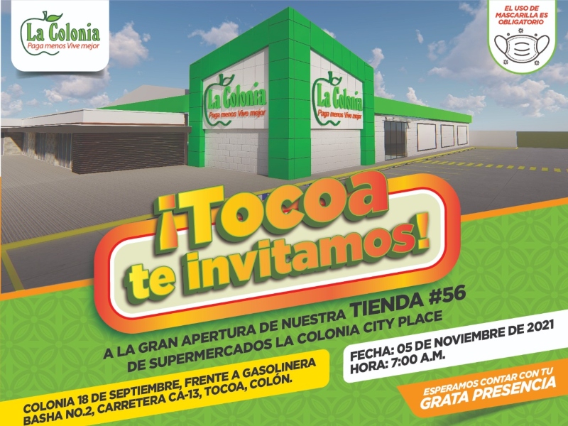 Supermercados La Colonia apertura su tienda número 56 y la primera en ...