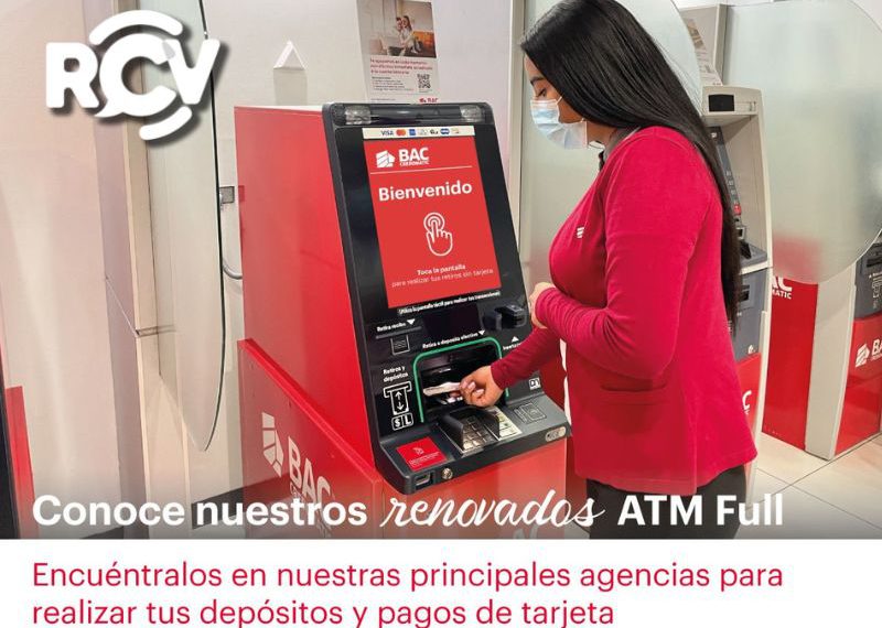 BAC Credomatic innovando con cajeros ATM más amigables y digitales