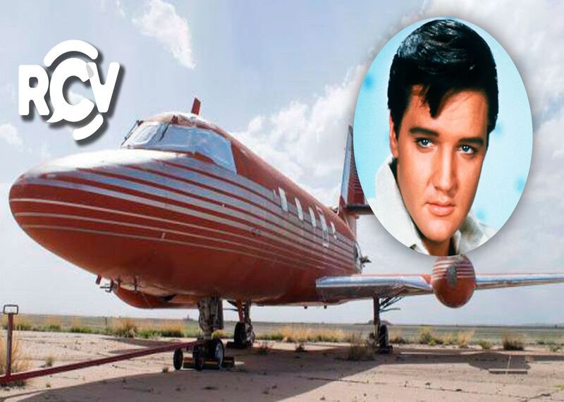 Subastan el último avión de Elvis Presley en California
