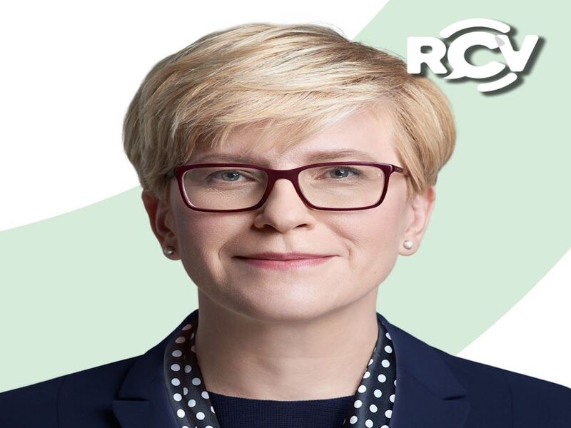 Ingrida Simonyte, primera ministra lituana, se pronuncia en contra de Putin