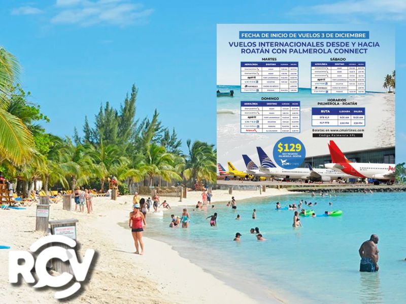 Palmerola conectará a Roatán con vuelos a EEUU, Europa, Centroamérica y Sudamérica a precios ...