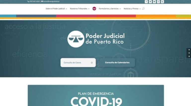 Poder Judicial lanza portal web para promover acceso a la justicia