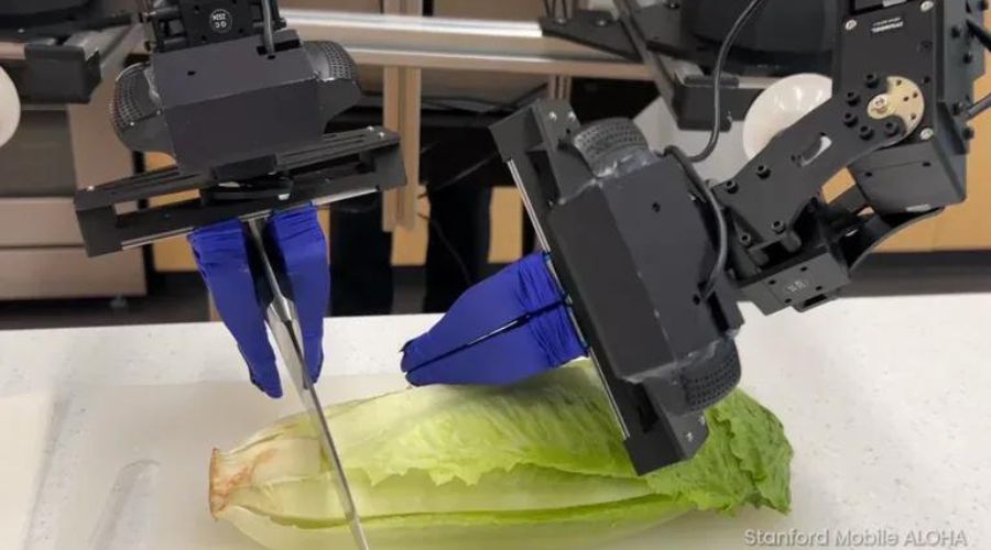 ALOHA es el robot que puede realizar actividades domésticas