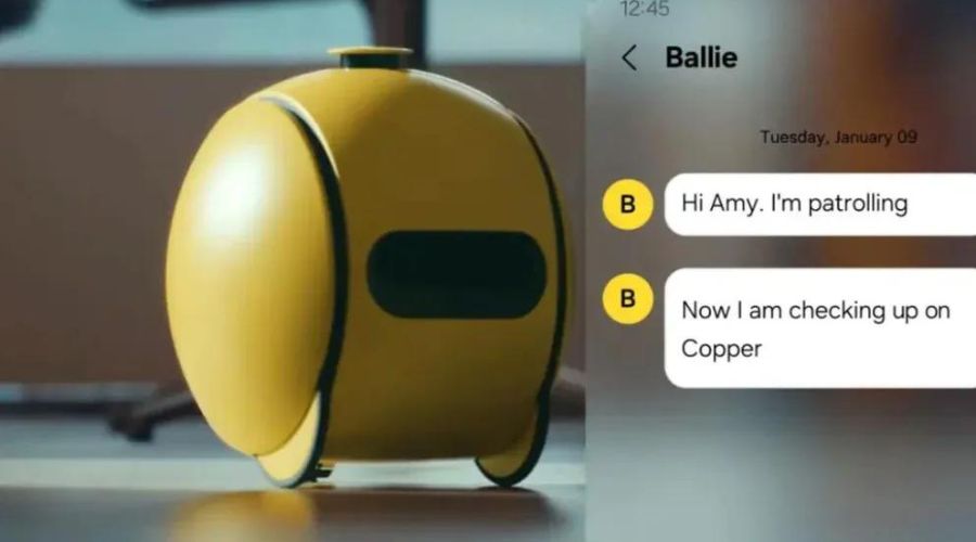 Ballie: El nuevo robot con inteligencia artificial de Samsung