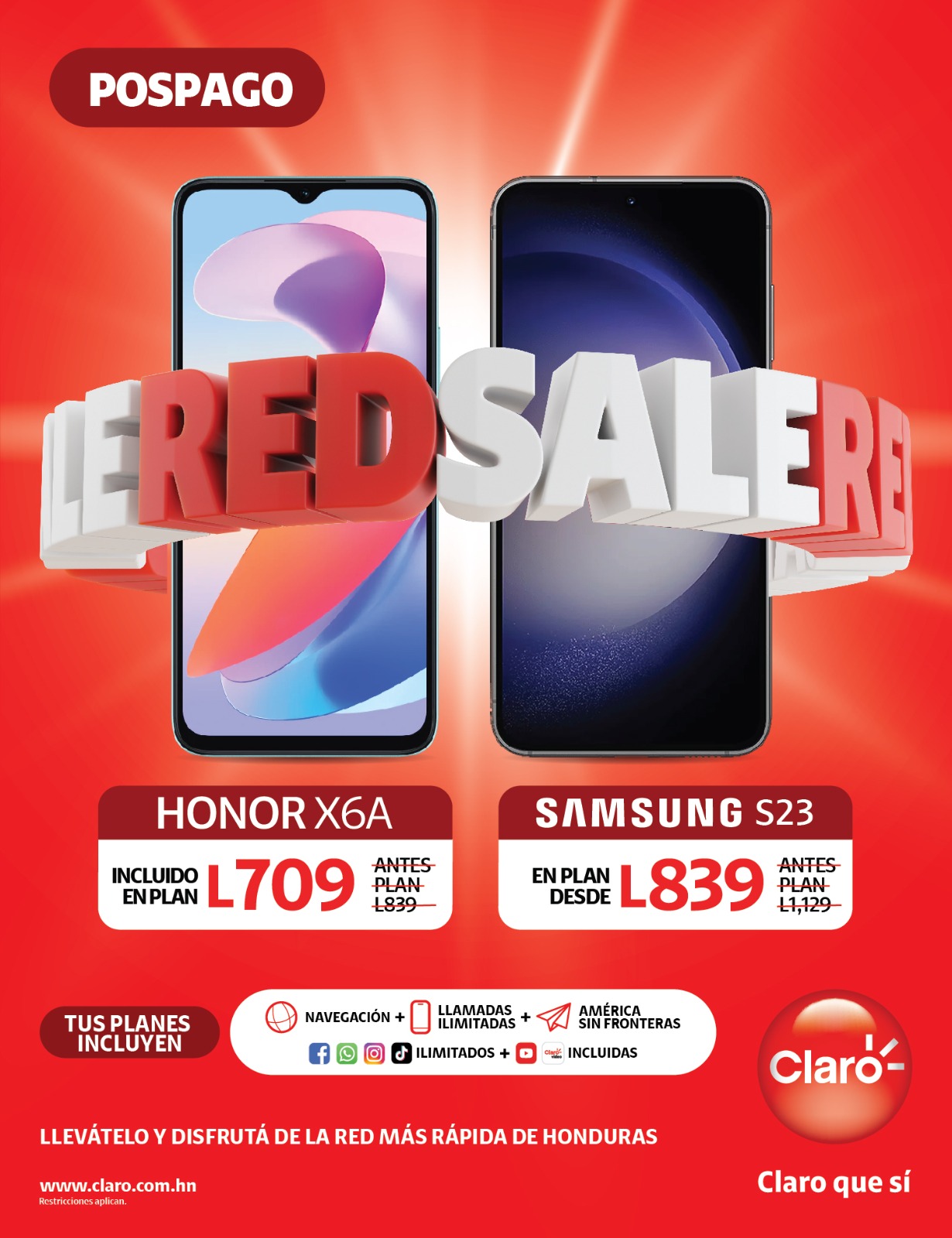 Claro lanza su campaña “Red Sale” con ofertas imperdibles con la Red ...