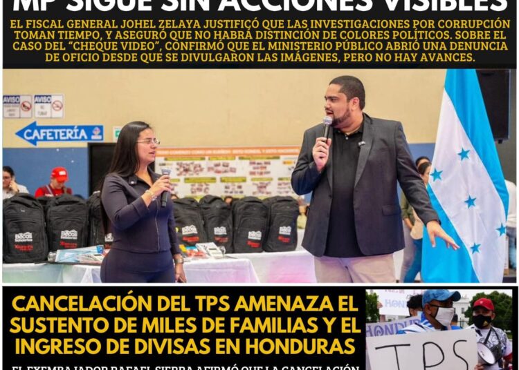 A 19 DIAS DEL "VIDEO CHEQUE" EL MP SIGUE SIN ACCIONES VISIBLES